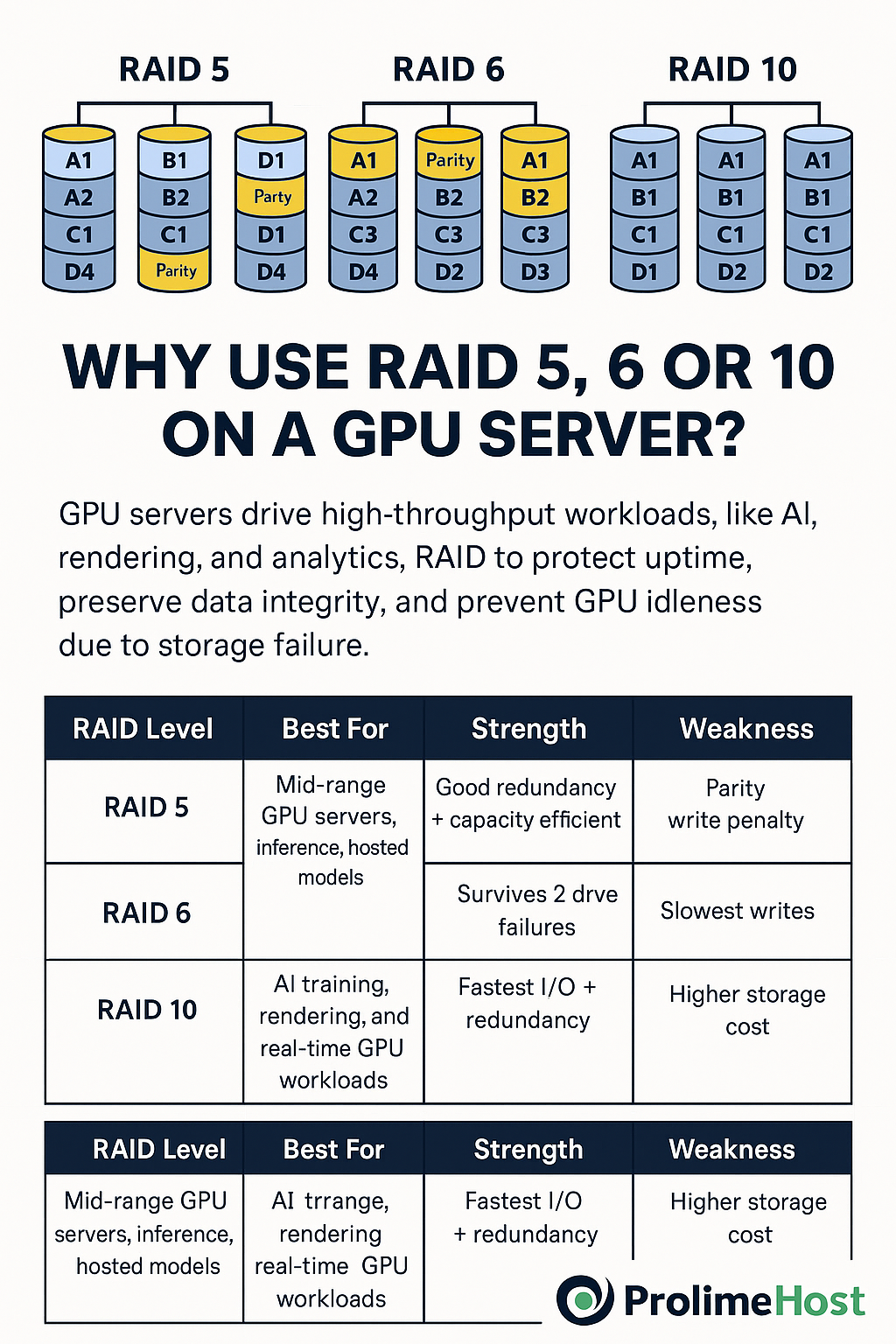 Why RAID 5, 6, or 10 Matters on a GPU Server And How It Impacts Your ...